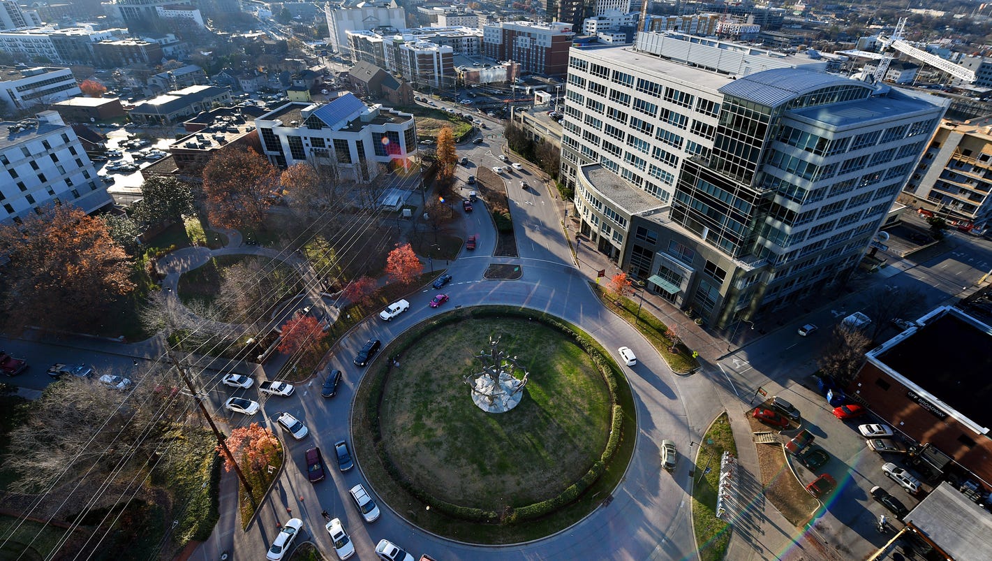 The evolution of Demonbreun Street