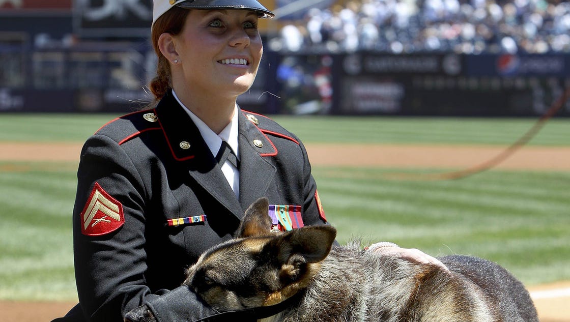 Real-life Megan Leavey 'happy' with depiction of bond with Sgt. Rex