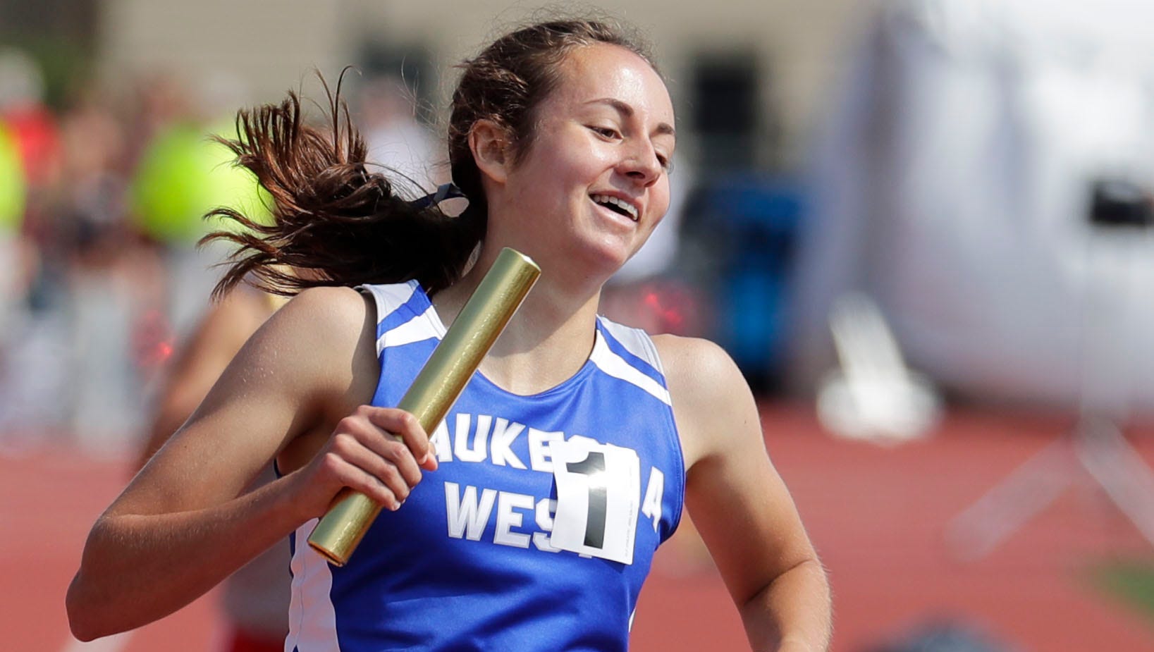 Waukesha West wins third straight title in girls 3,200 relay