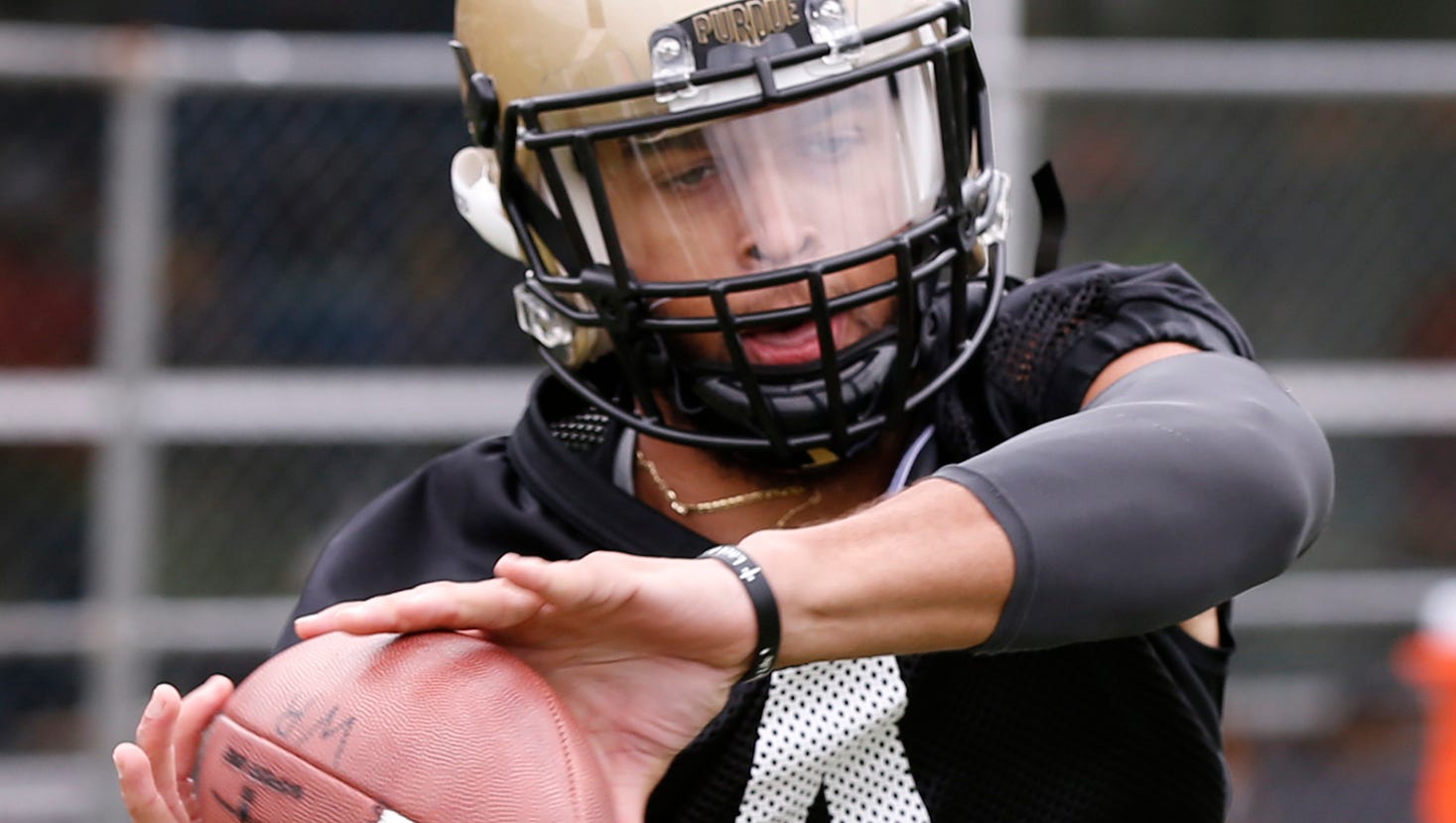 Purdue receiver Corey Holmes must prove health before proving himself