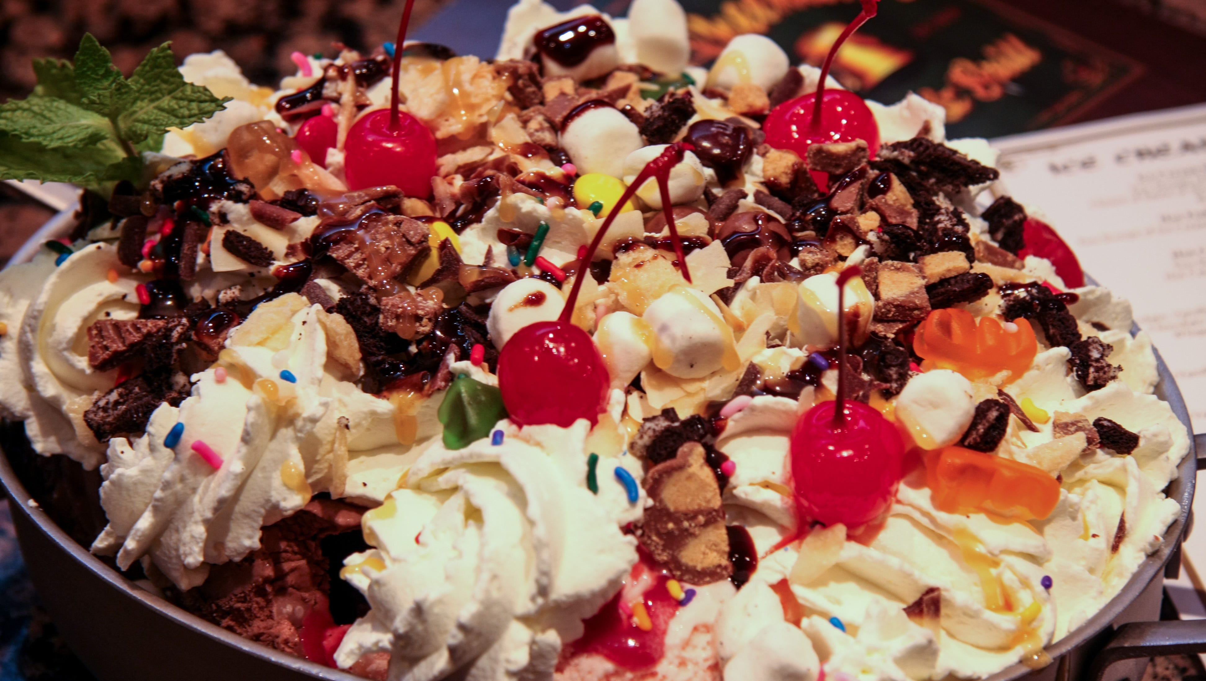Latest offering on Norwegian ships: Monster sundaes