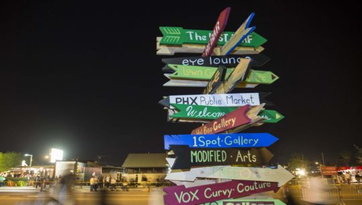 Scenes from Roosevelt Row in downtown Phoenix