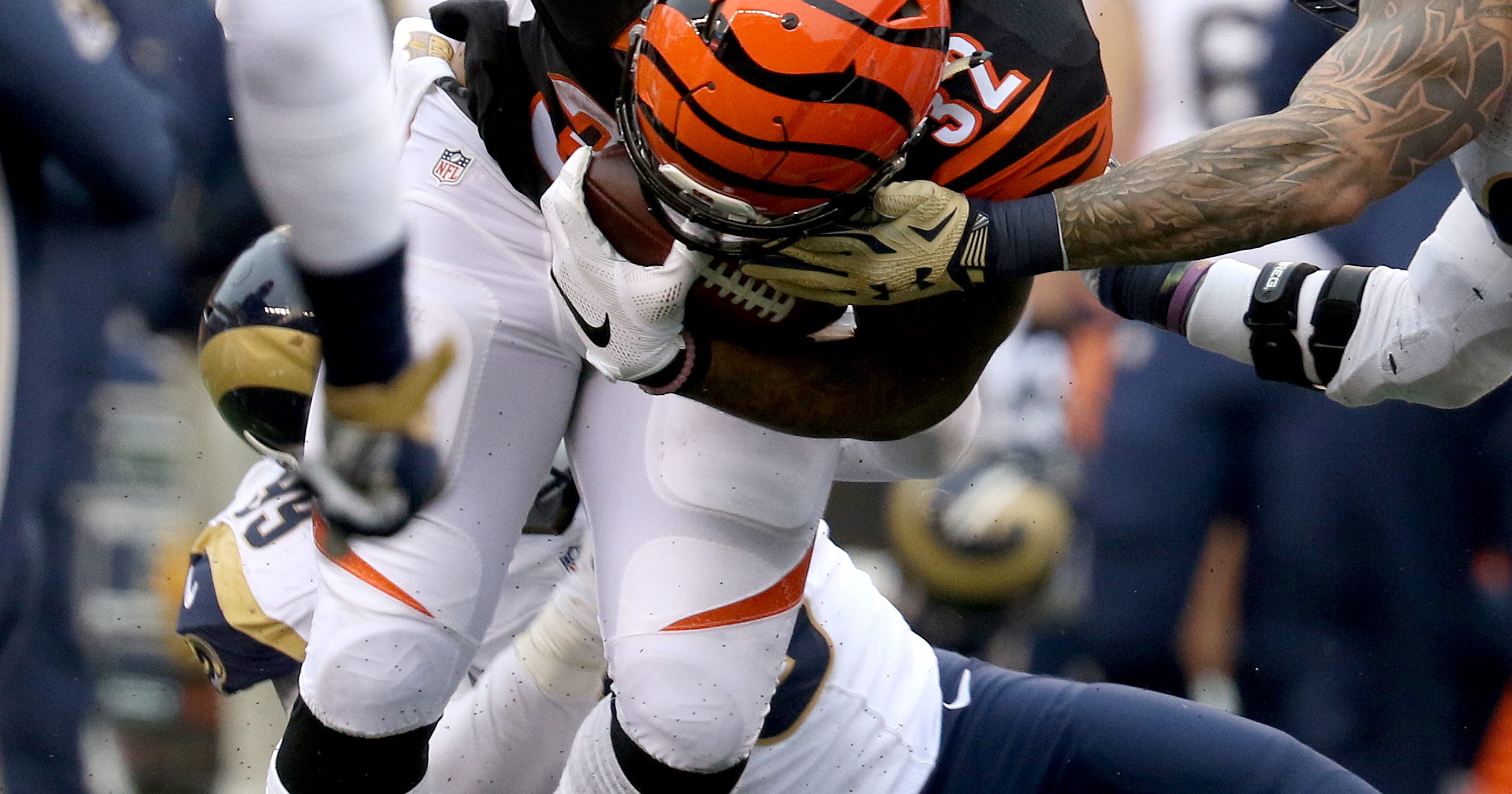 Jeremy Hill finds semblance of 2014 self