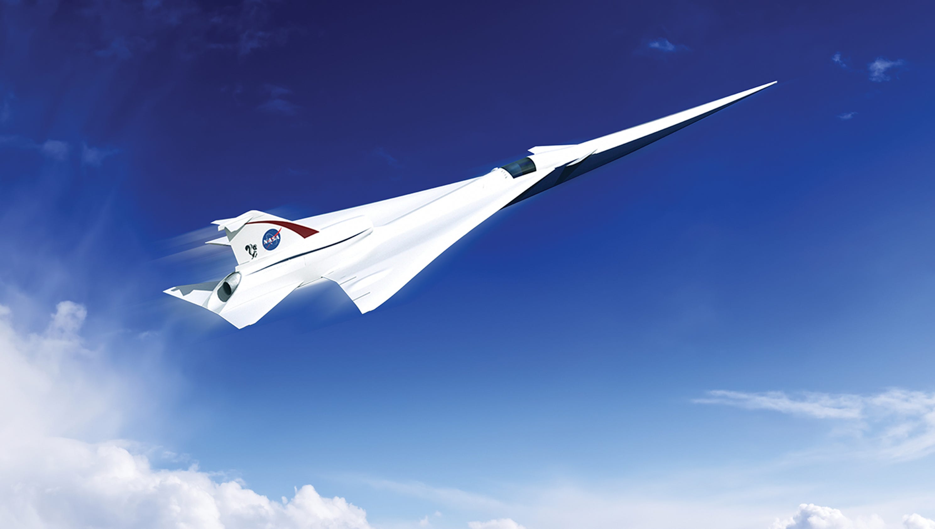 NASA unveils supersonic airliner of the future