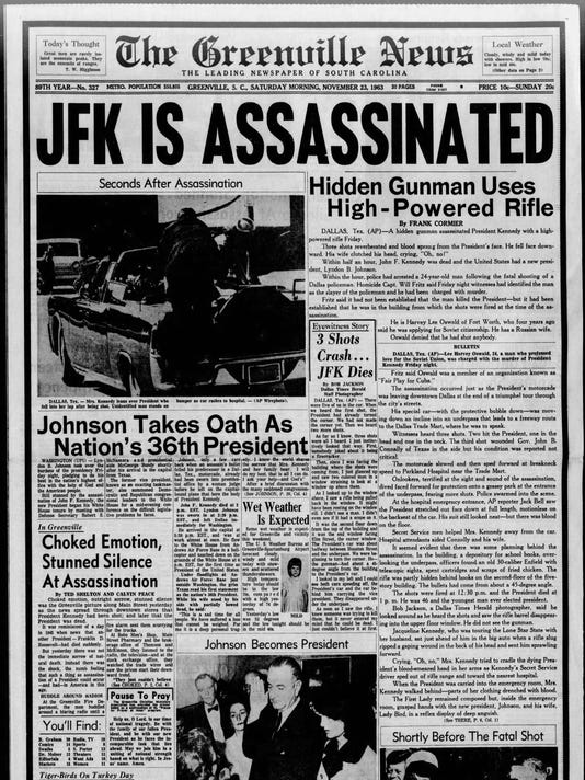 The assassination of John F. Kennedy