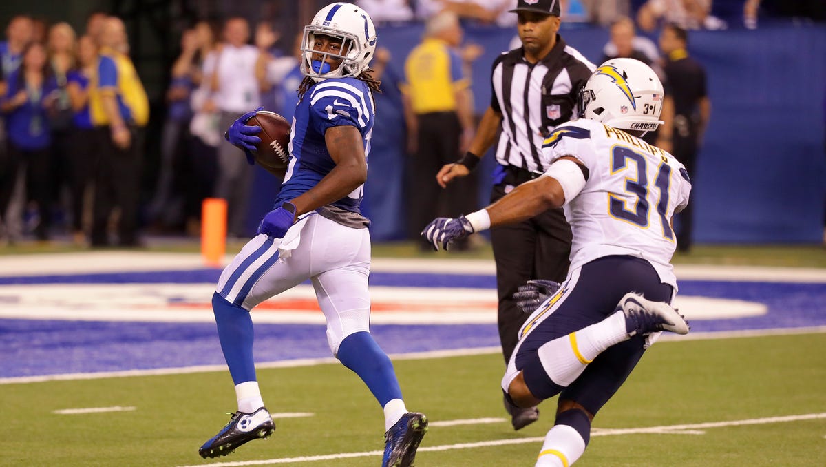 Colts vs. Chargers in Week 3 action