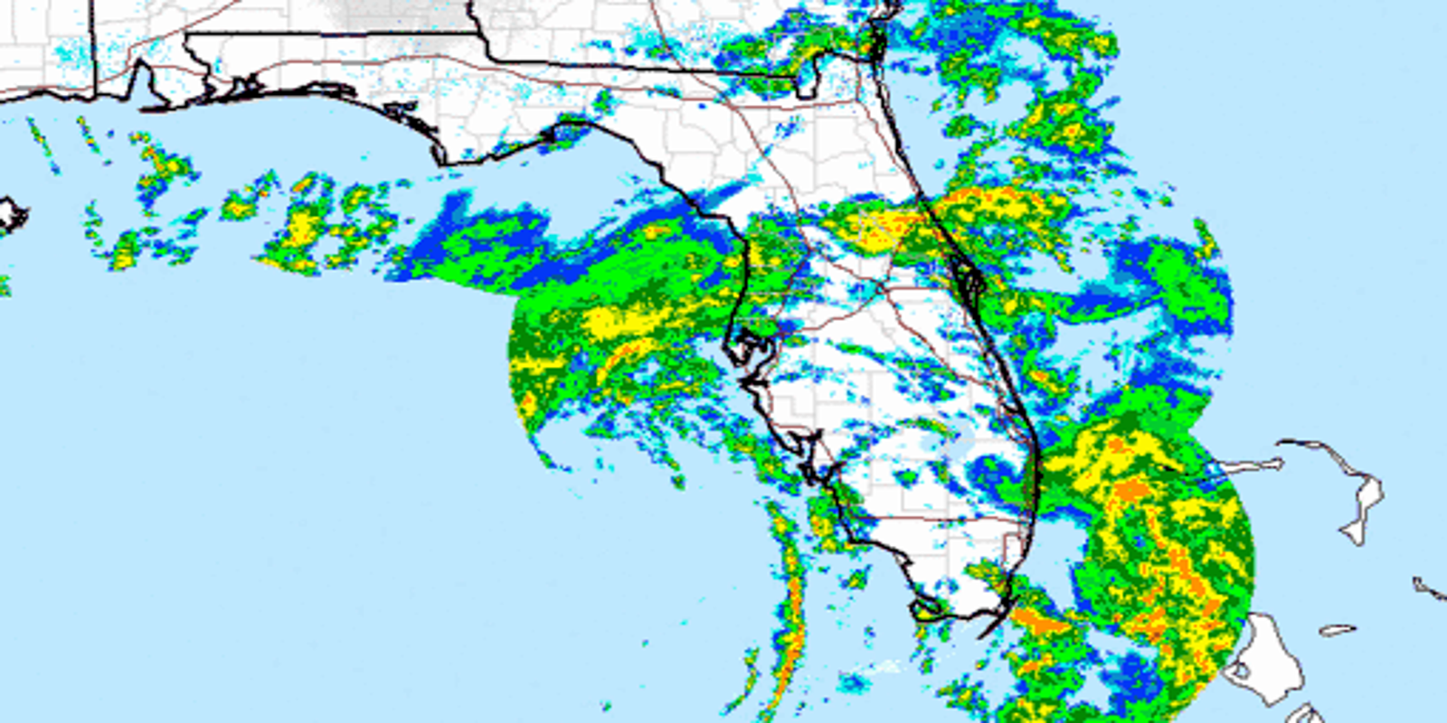 Show Weather Map Of Florida - United States Map