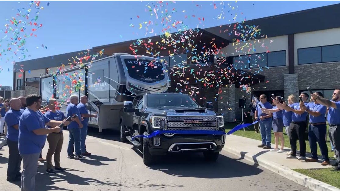 Keystone RV in Goshen produces its 1 millionth vehicle