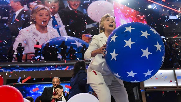 Missed the massive DNC balloon drop? That's why we have Twitter