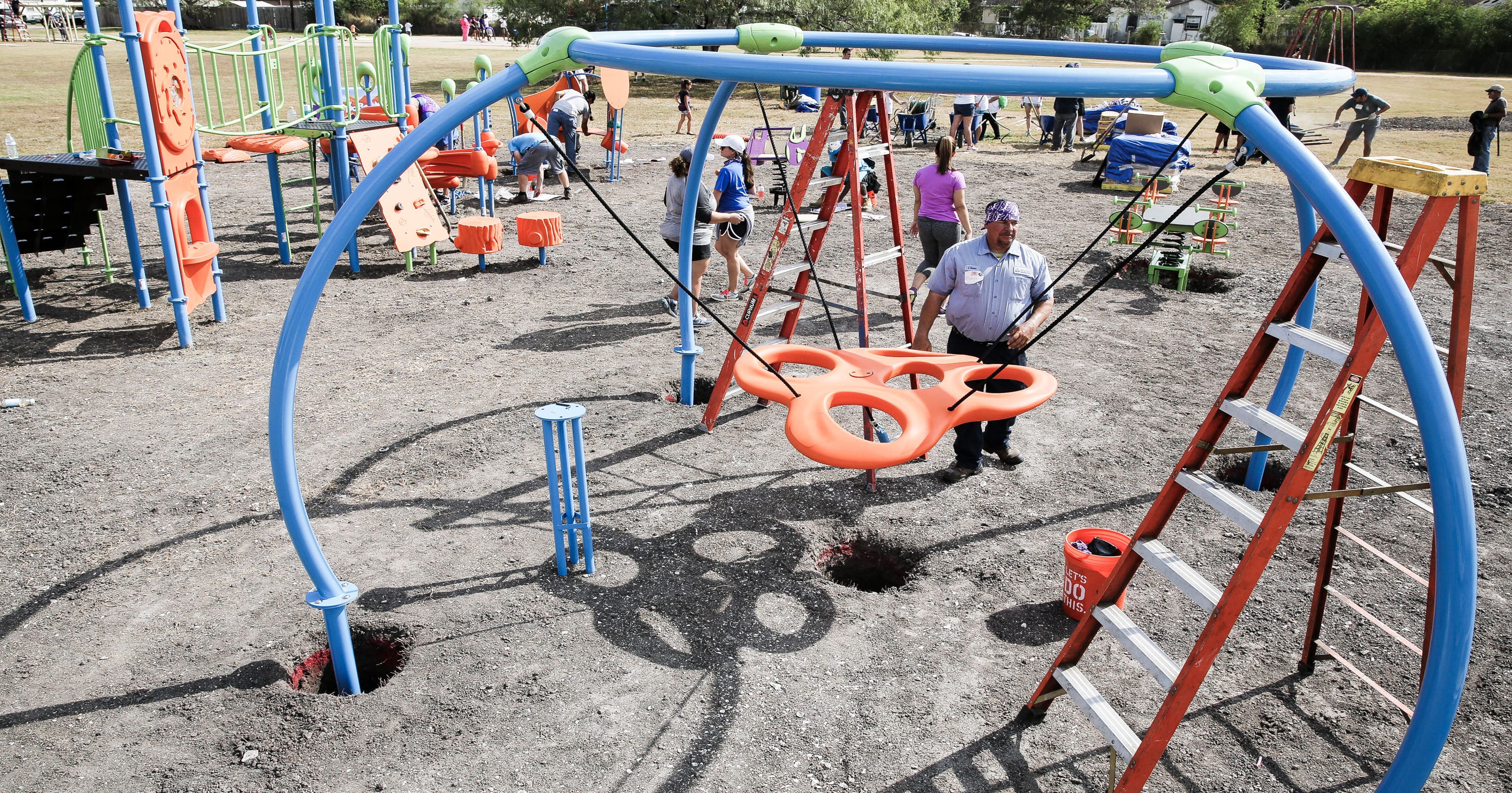 Children's dream playground takes shape on Westside