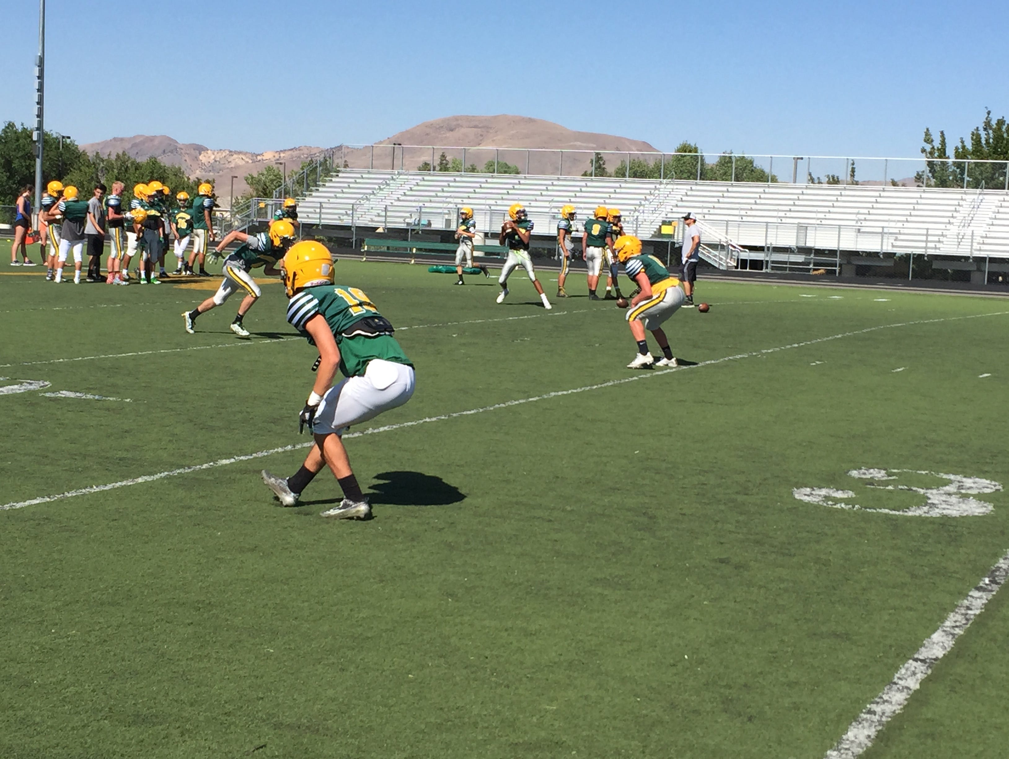 Bishop Manogue football team young but enthusiastic | USA TODAY High ...