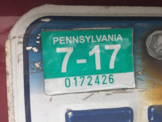 Pa. registration stickers: Legislator wants to bring them back