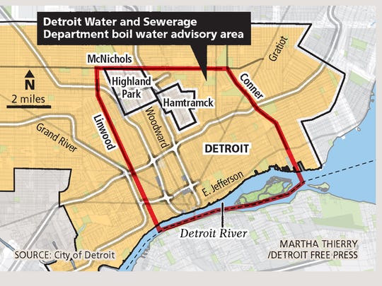 Does Detroit's boil water advisory affect you? Use this map