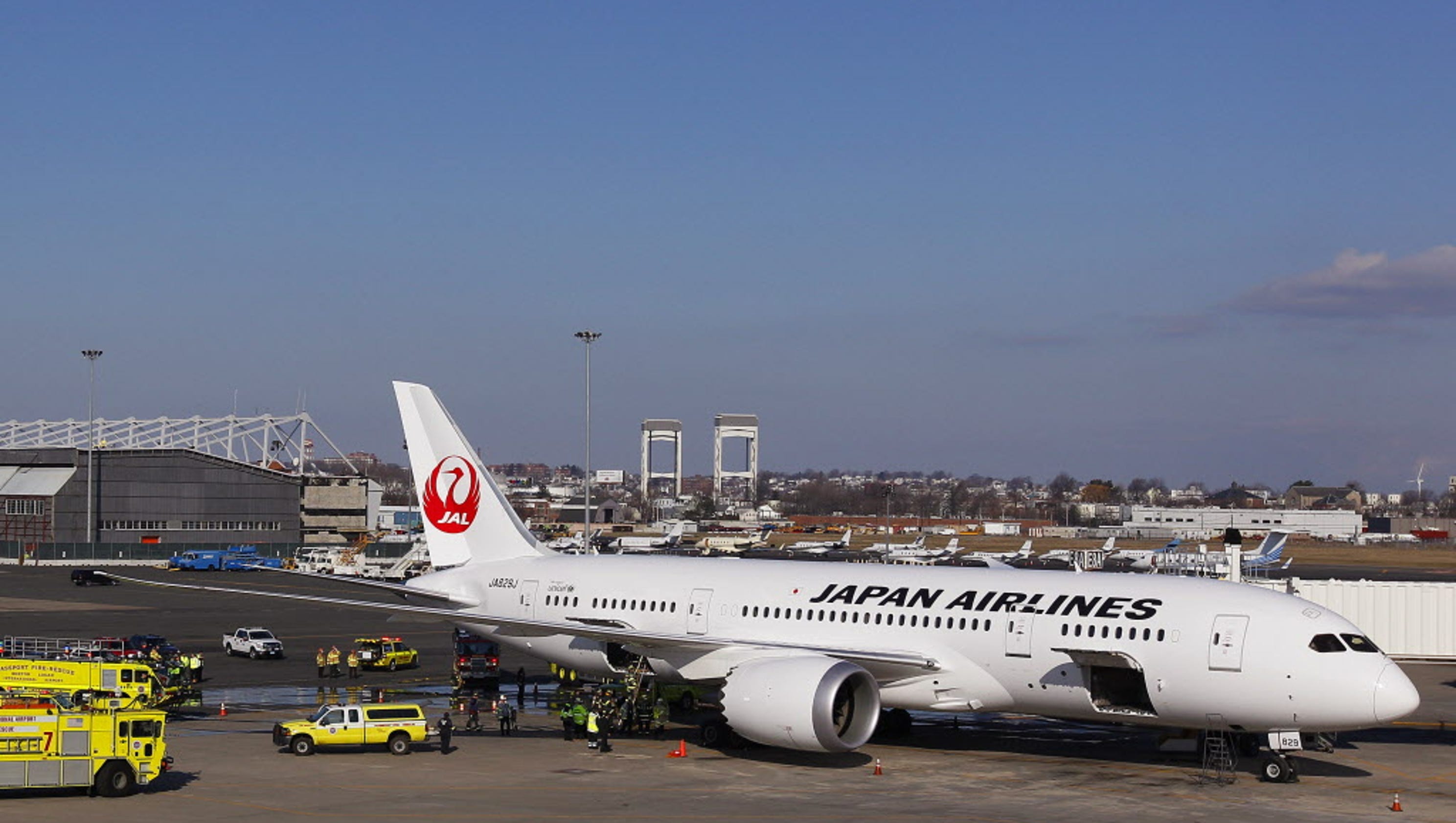 787 lithium battery short circuited in Boston plane fire