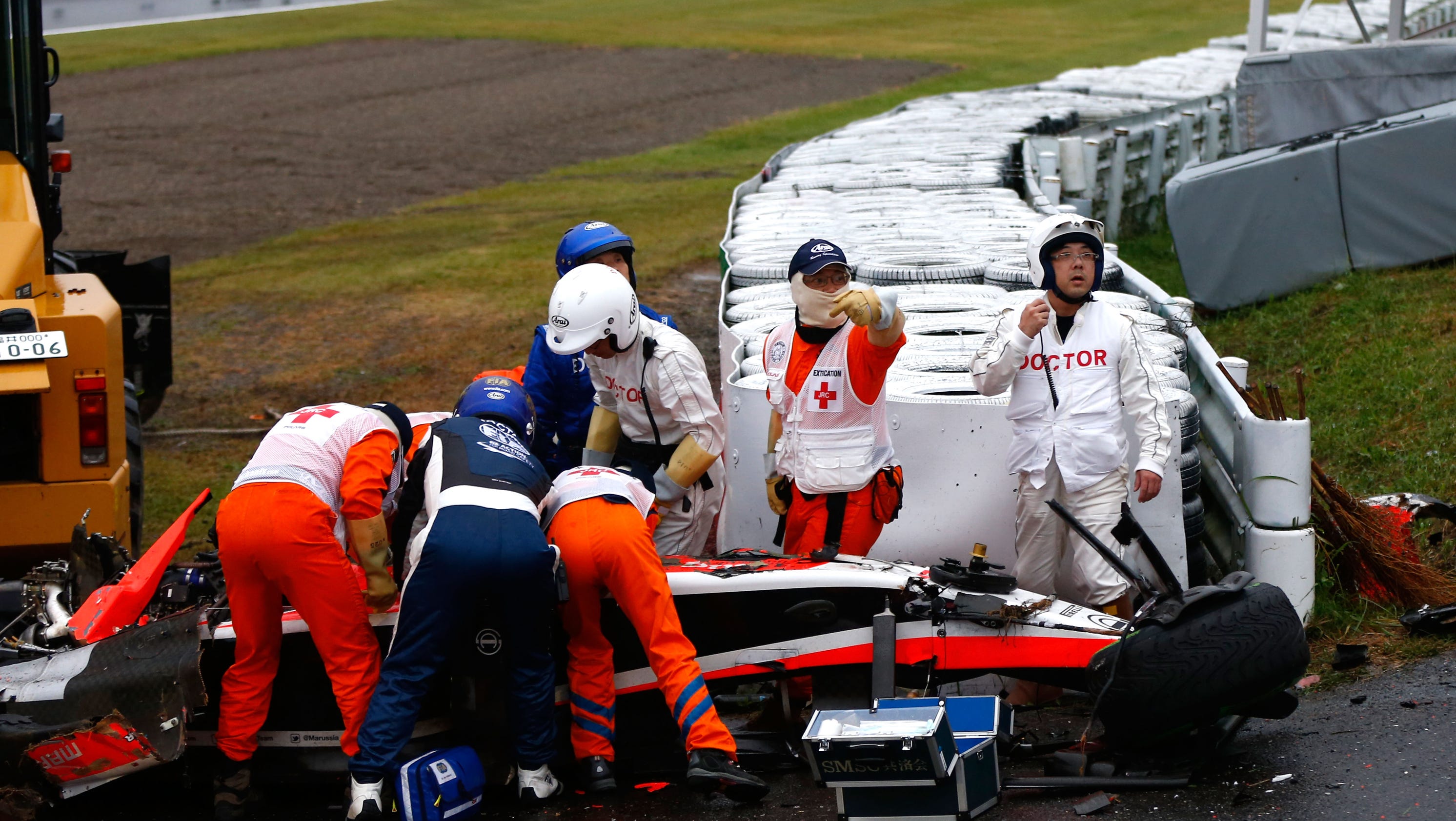 Jules Bianchi in critical condition after F1 crash Jules Bianchi in critical condition after F1 crash