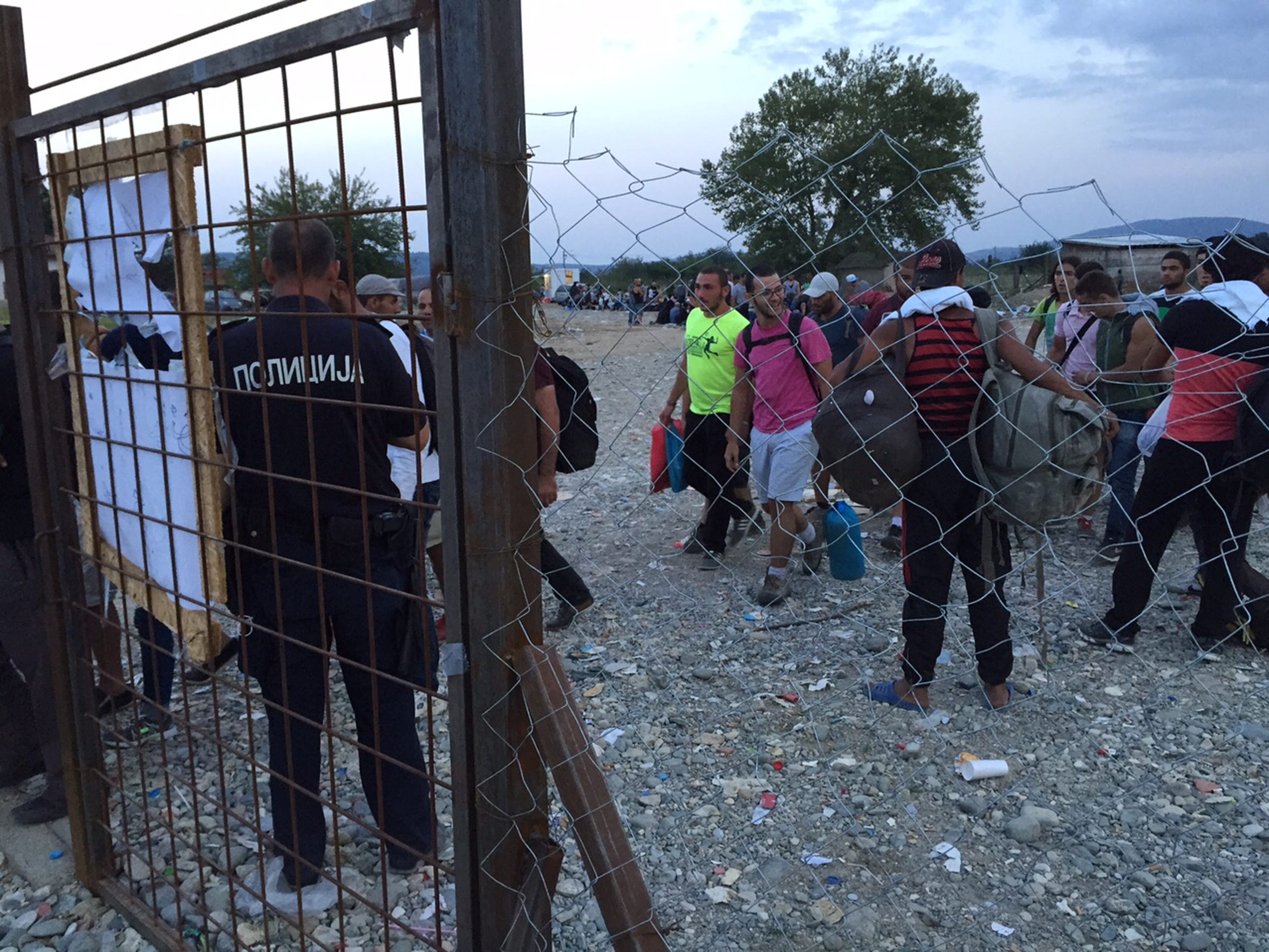 Reporter's notebook: Walking with migrants