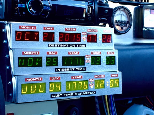 Reno doc rocks out in 'Back to the Future' DeLorean