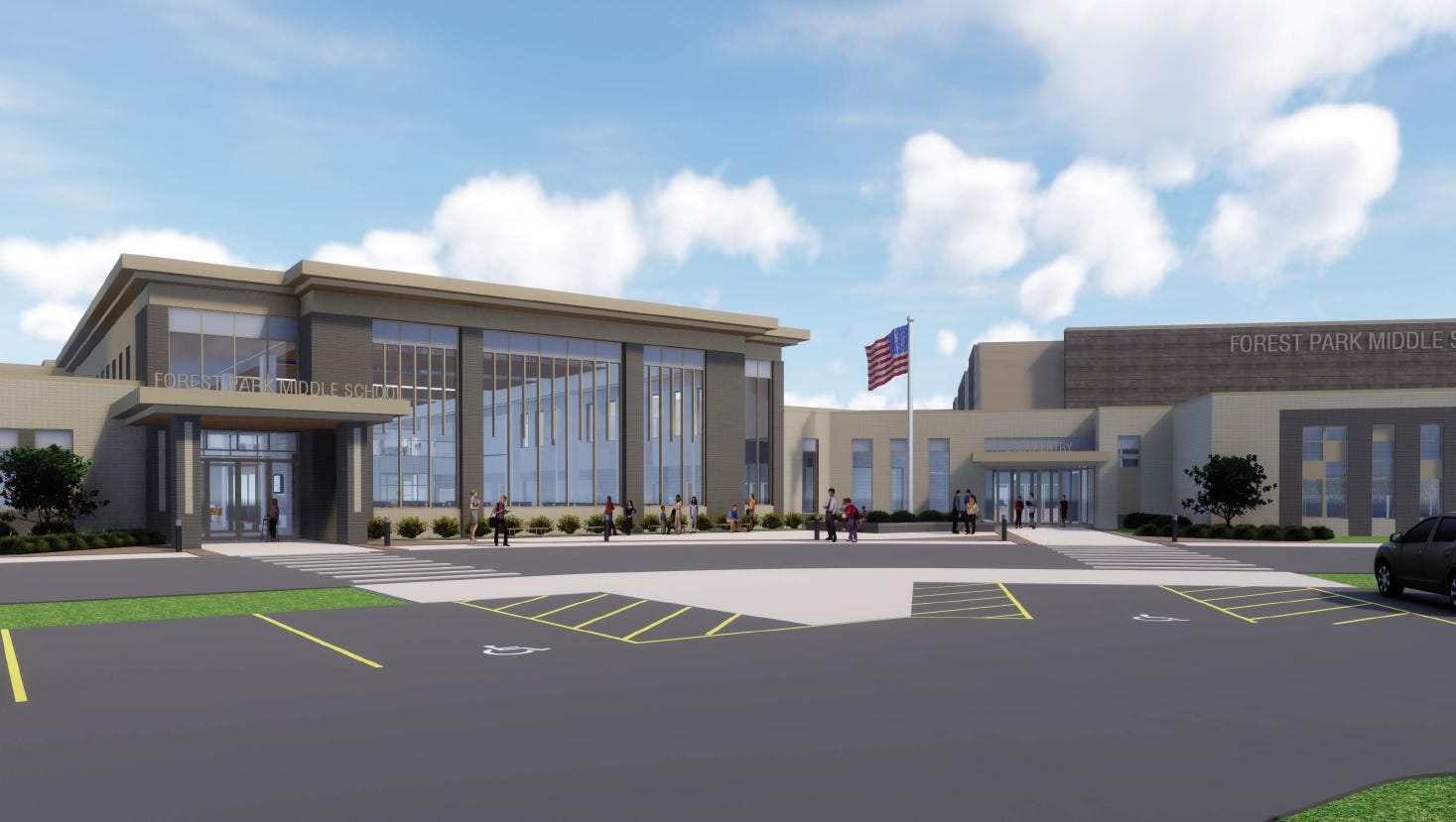 Forest Park Middle School to start getting framework this winter