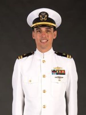 Navy Dress Blue Uniform Ribbon Placement