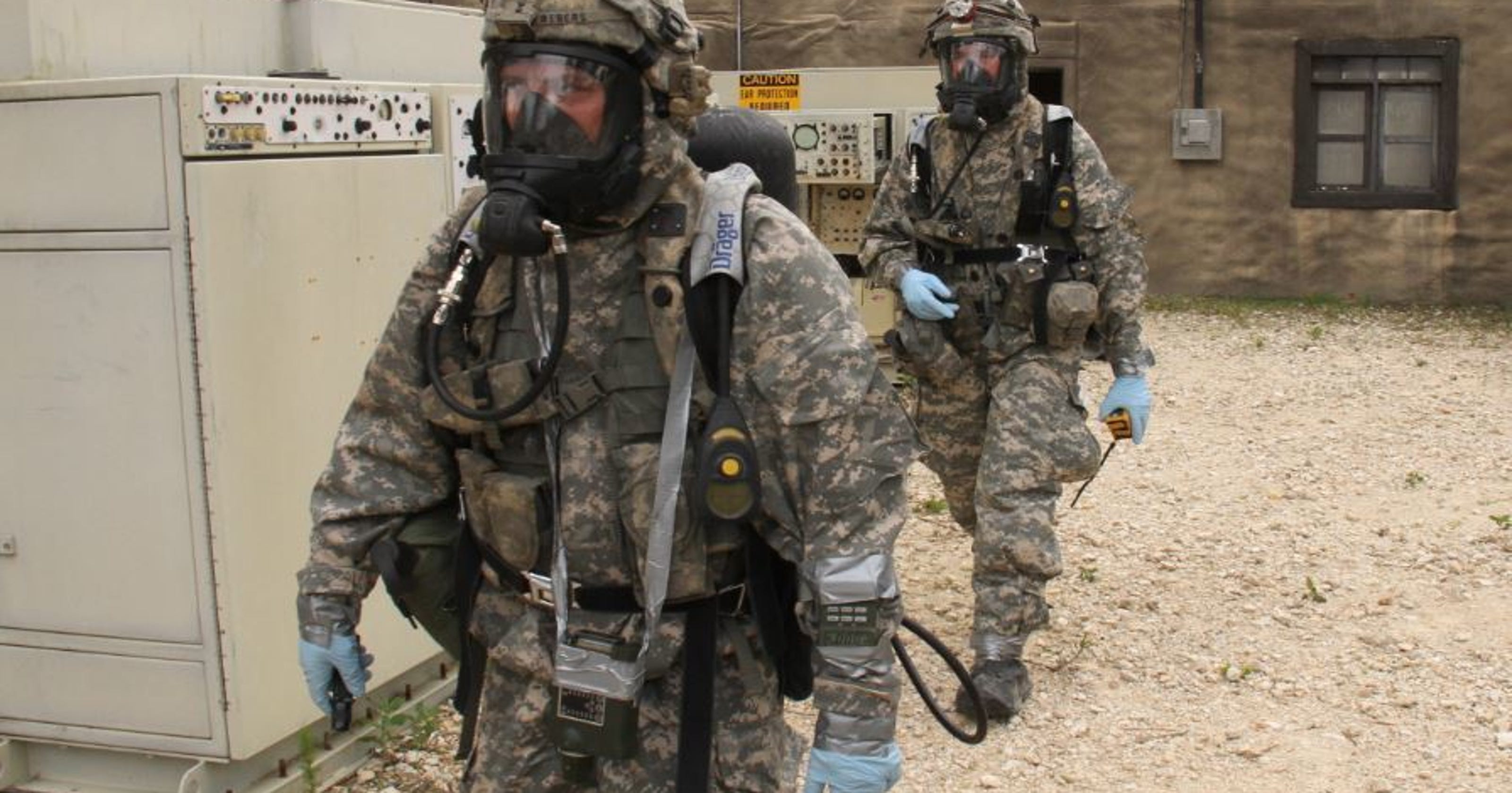 Bomb disposal unit trains at Fort Polk
