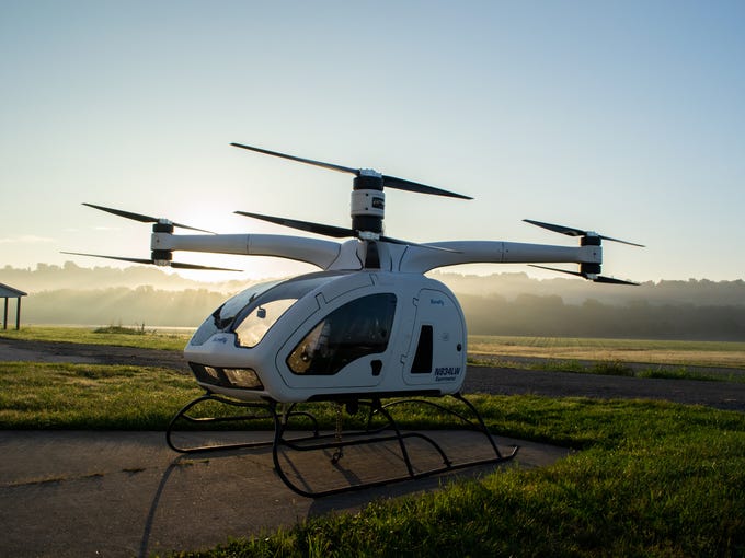 A 'personal helicopter' that looks like a drone