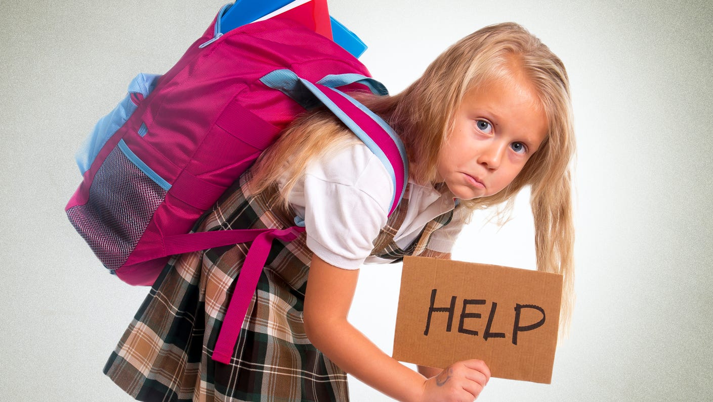 Tips for dealing with our kids' heavy backpacks