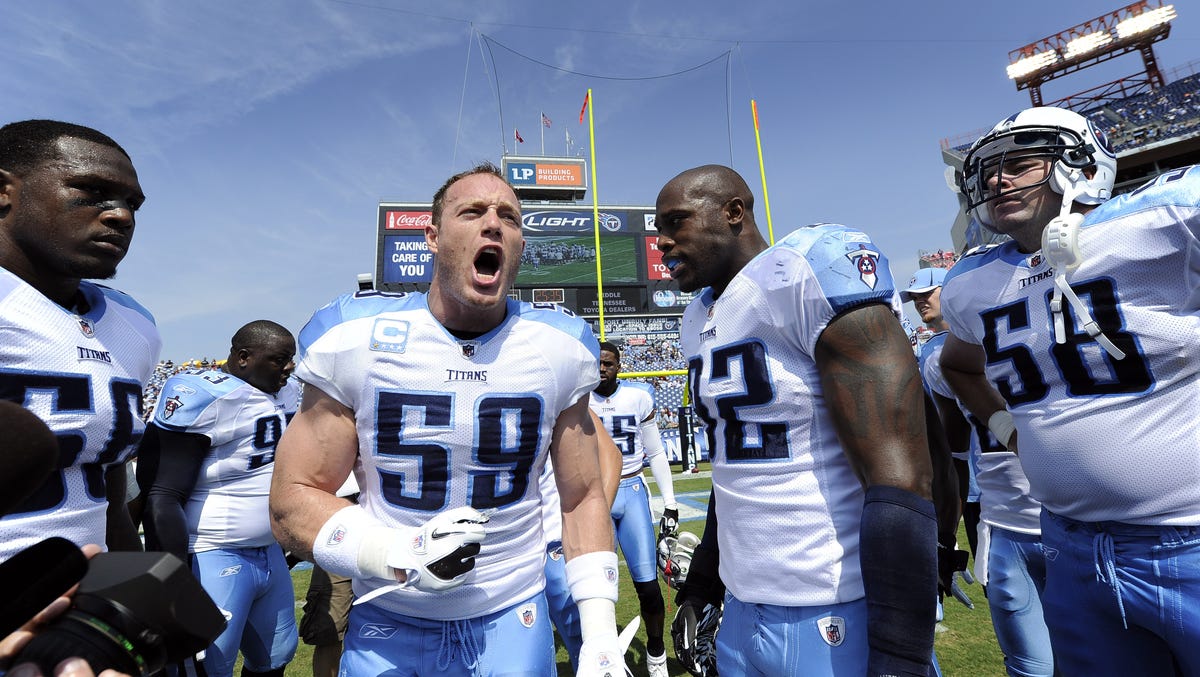 Former Titans linebacker Tim Shaw