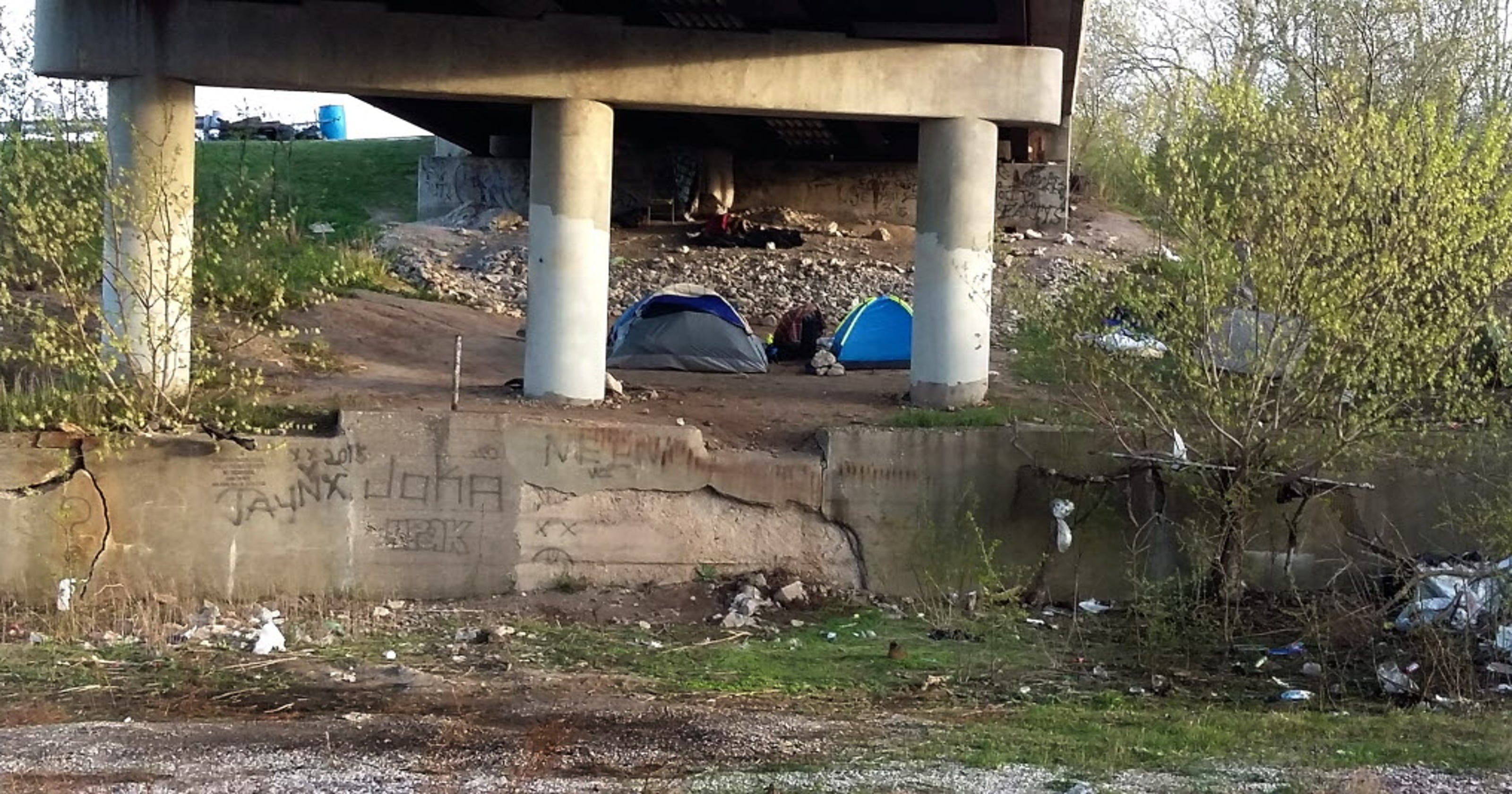 Milwaukee targets homeless encampments