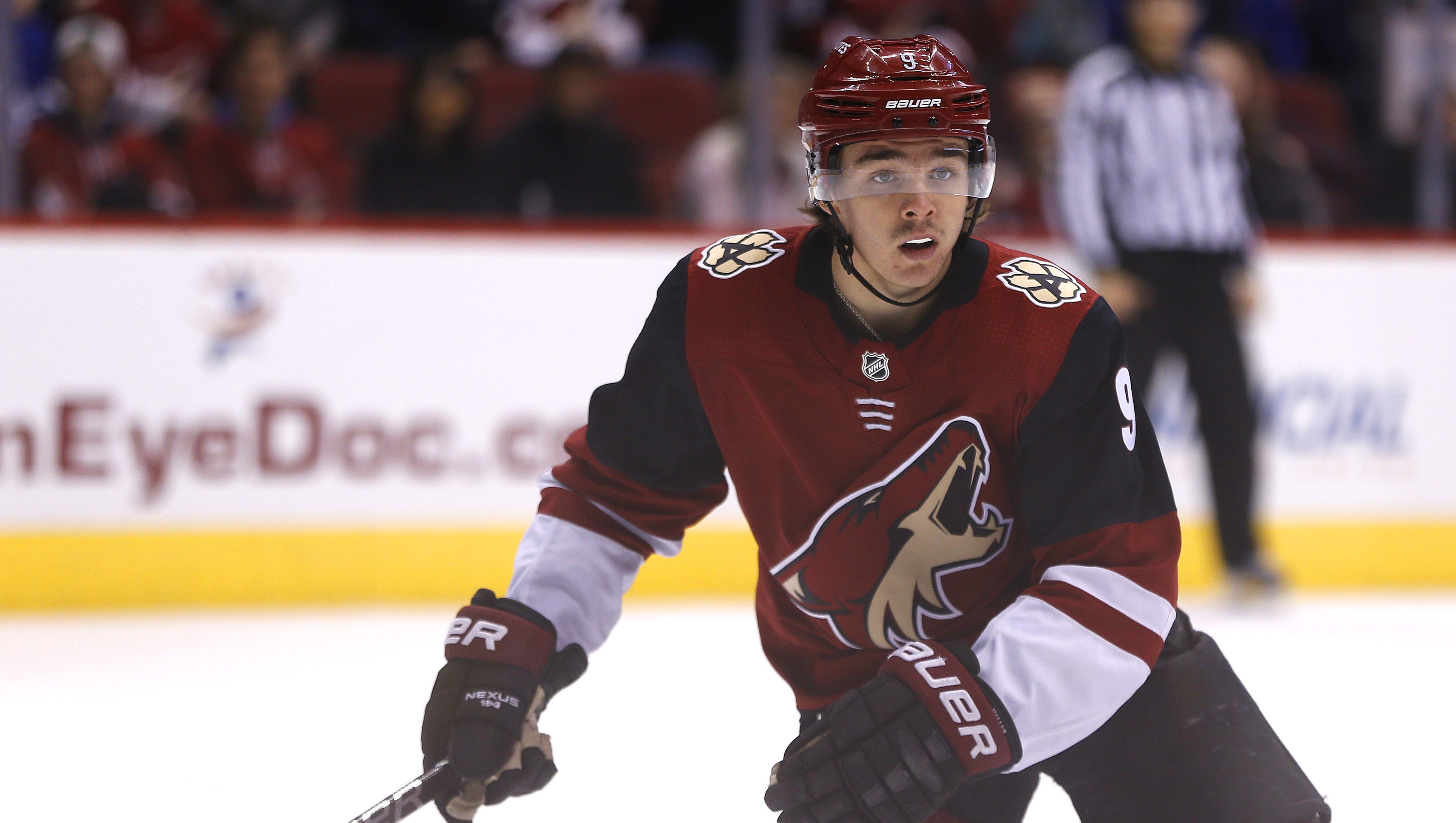 Arizona Coyotes' Clayton Keller tries to break through rookie wall