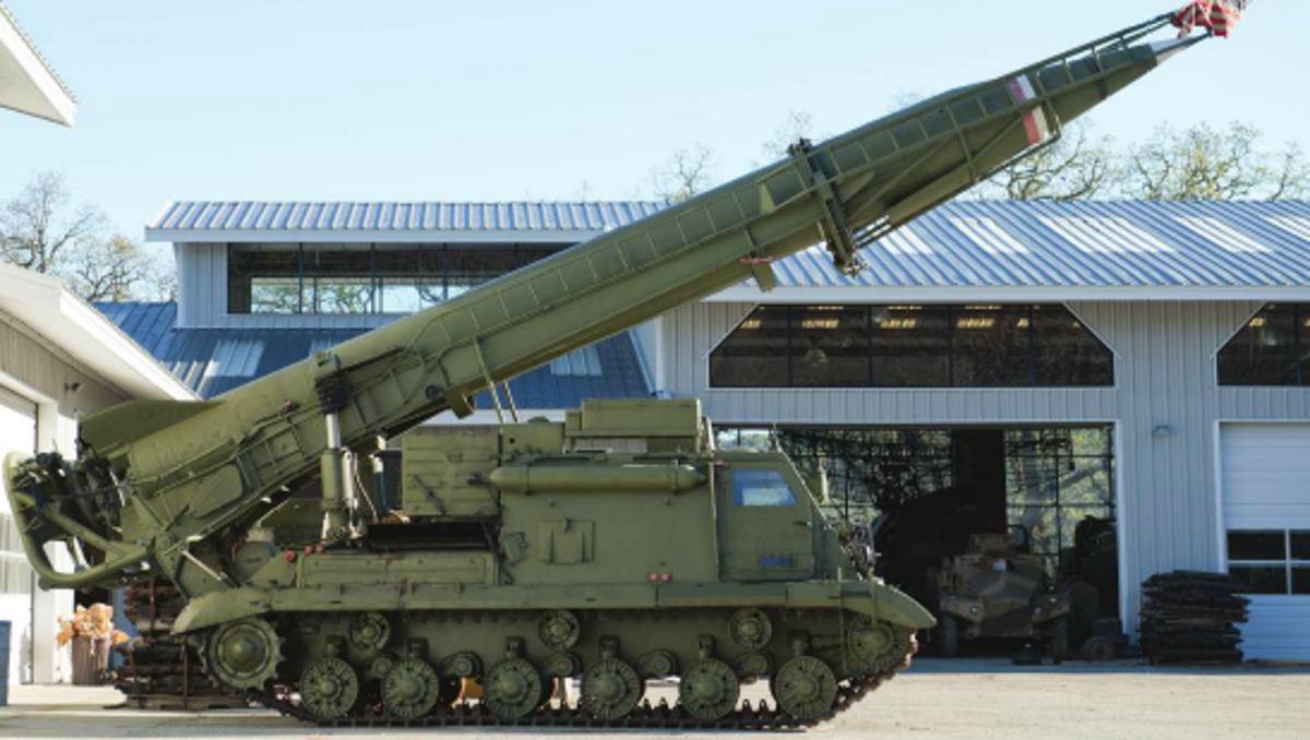 Tanks, missile launchers are part of military vehicle auction