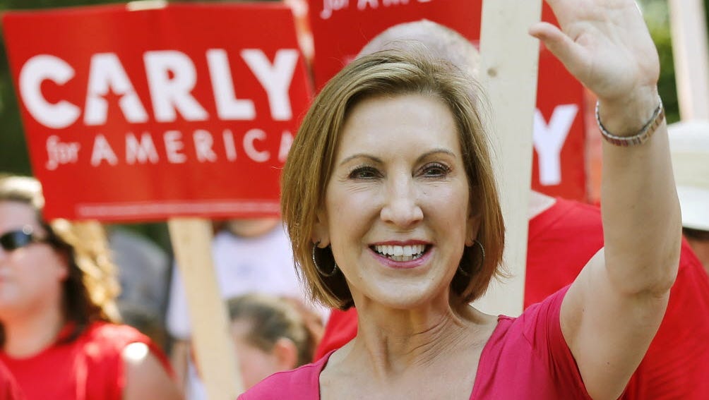 Split screen - Sexist Donald Trump and CEO Carly Fiorina face off: Column
