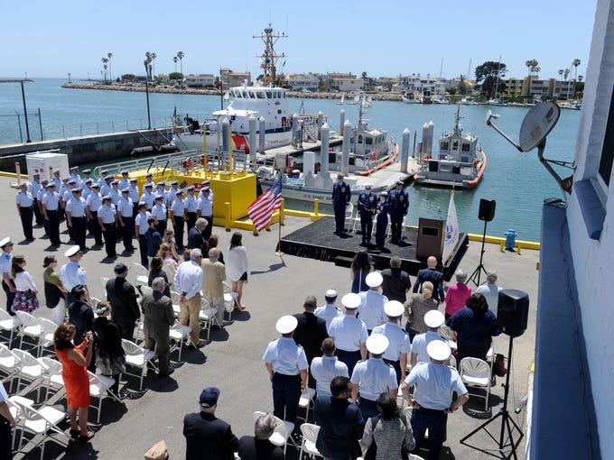 Coast Guard honors first commanding officer in dedication ceremony