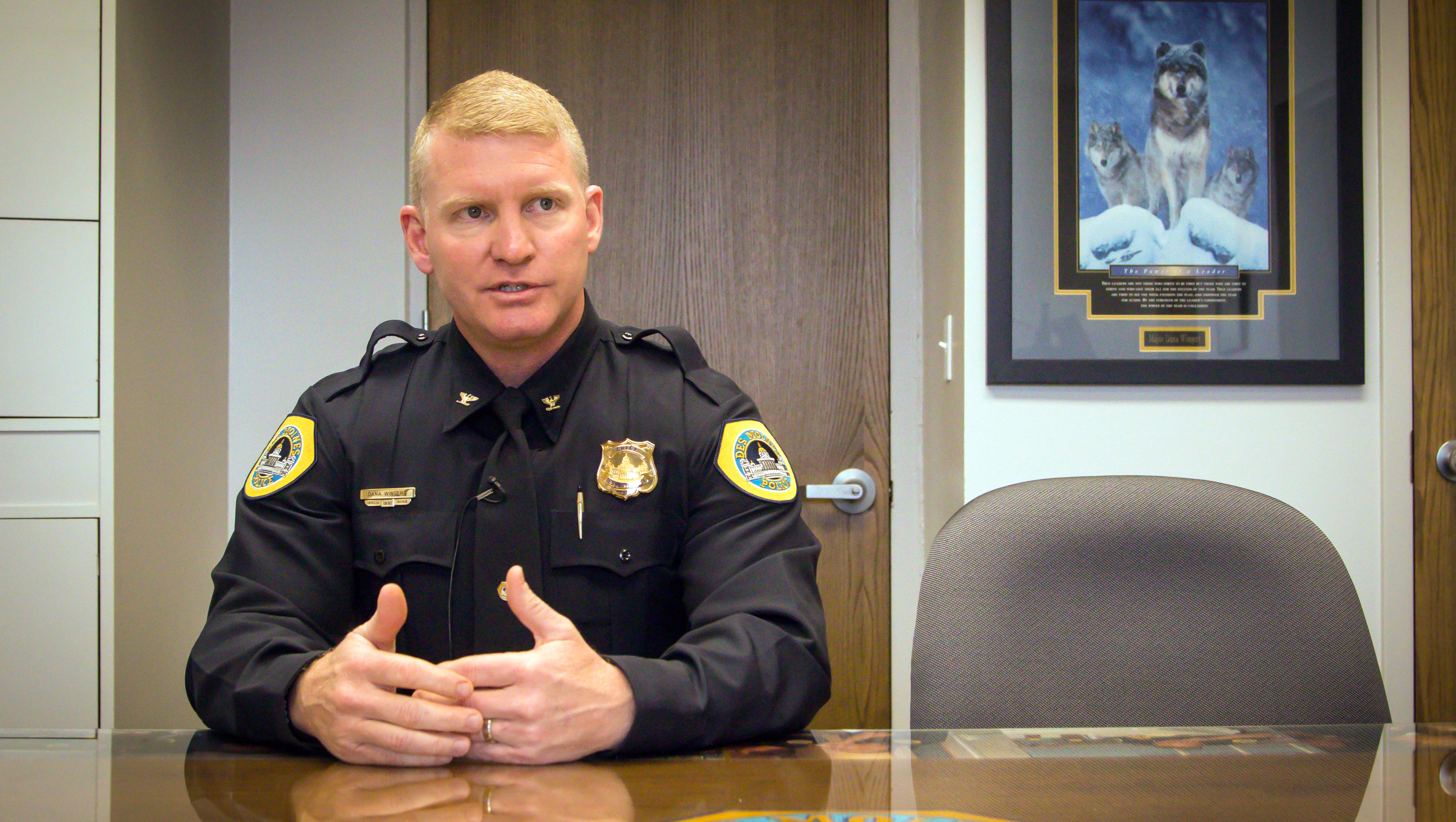 Des Moines police chief 'Something has gone terribly wrong with society'