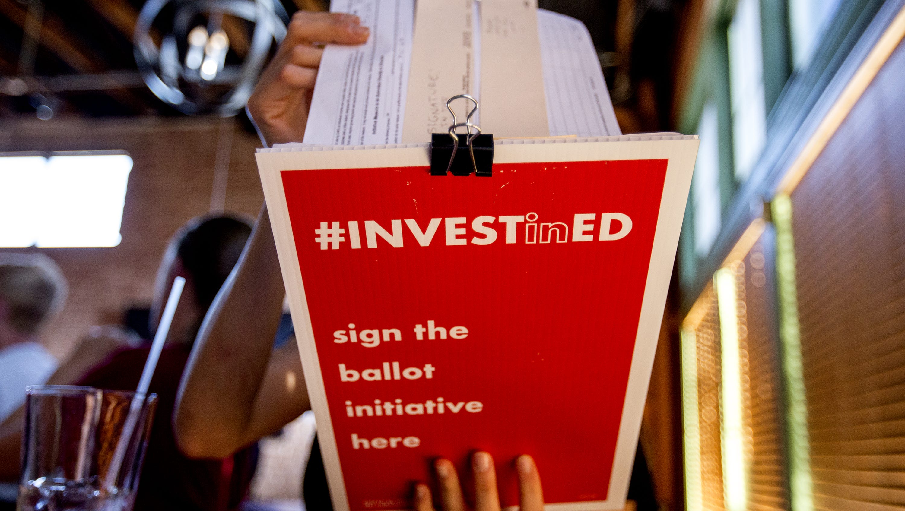 Invest in Education campaign submits signatures to qualify for ballot