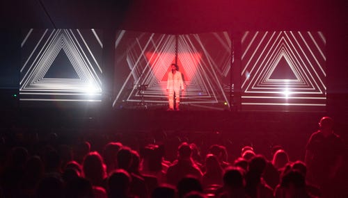 Sia performs at the Palace