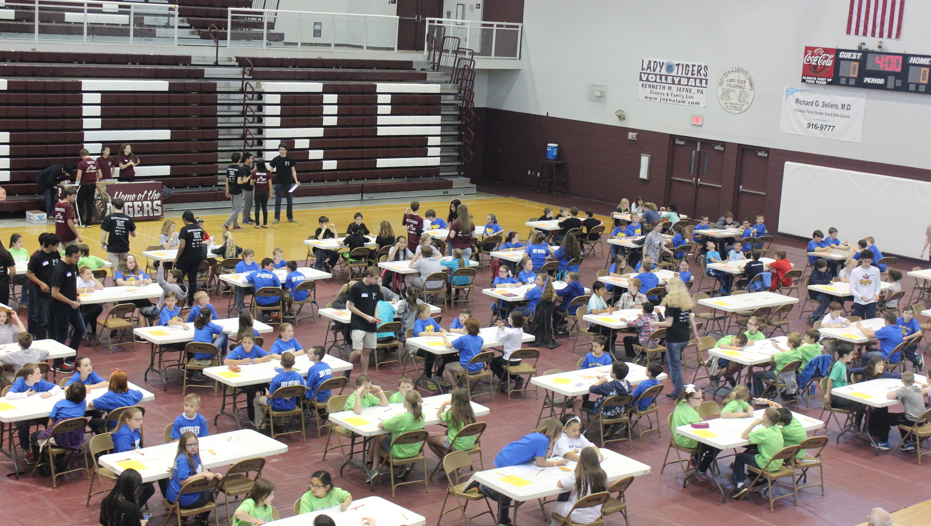 400 students participate in math competition