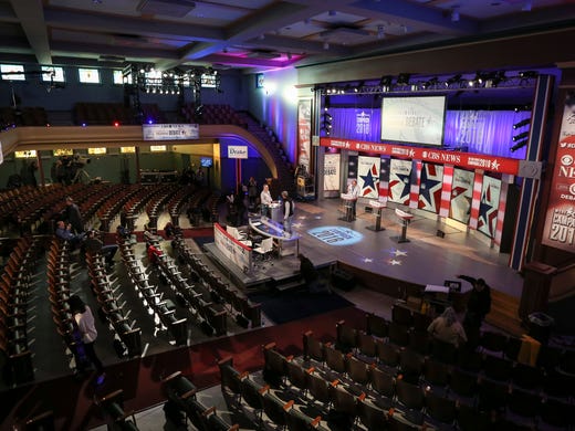 Debate's backstage crew preps for the big show