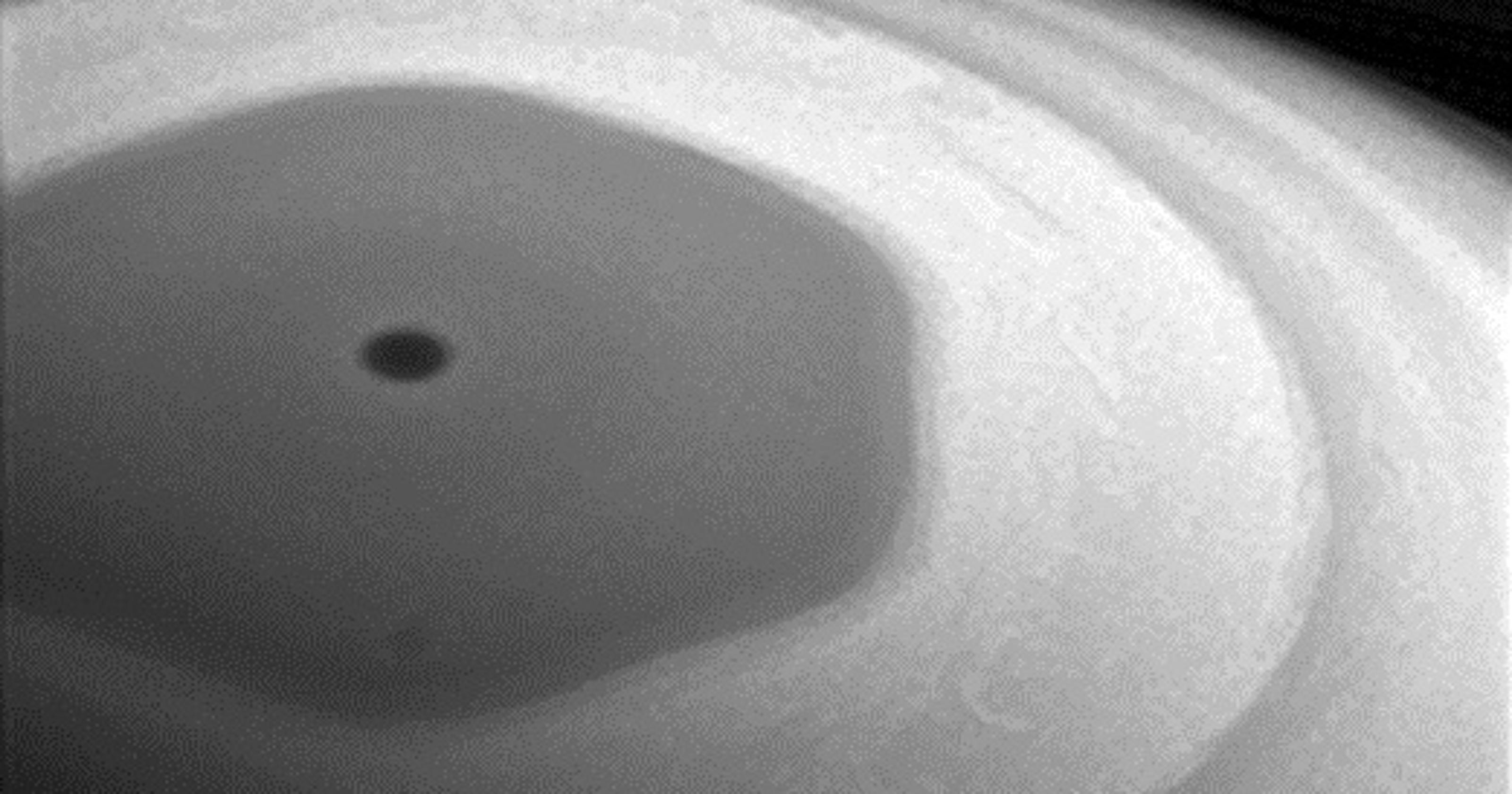 Saturn's hexagon-shaped storm stuns in new close-up images