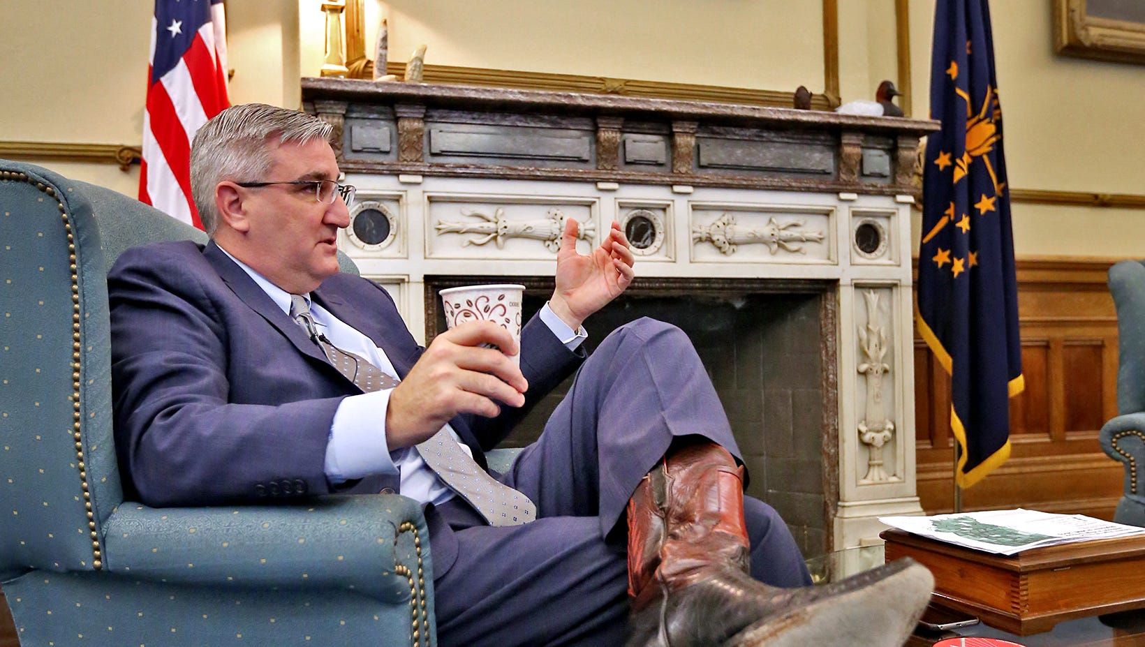 Eric Holcomb's pragmatic approach is an asset and a liability in his ...
