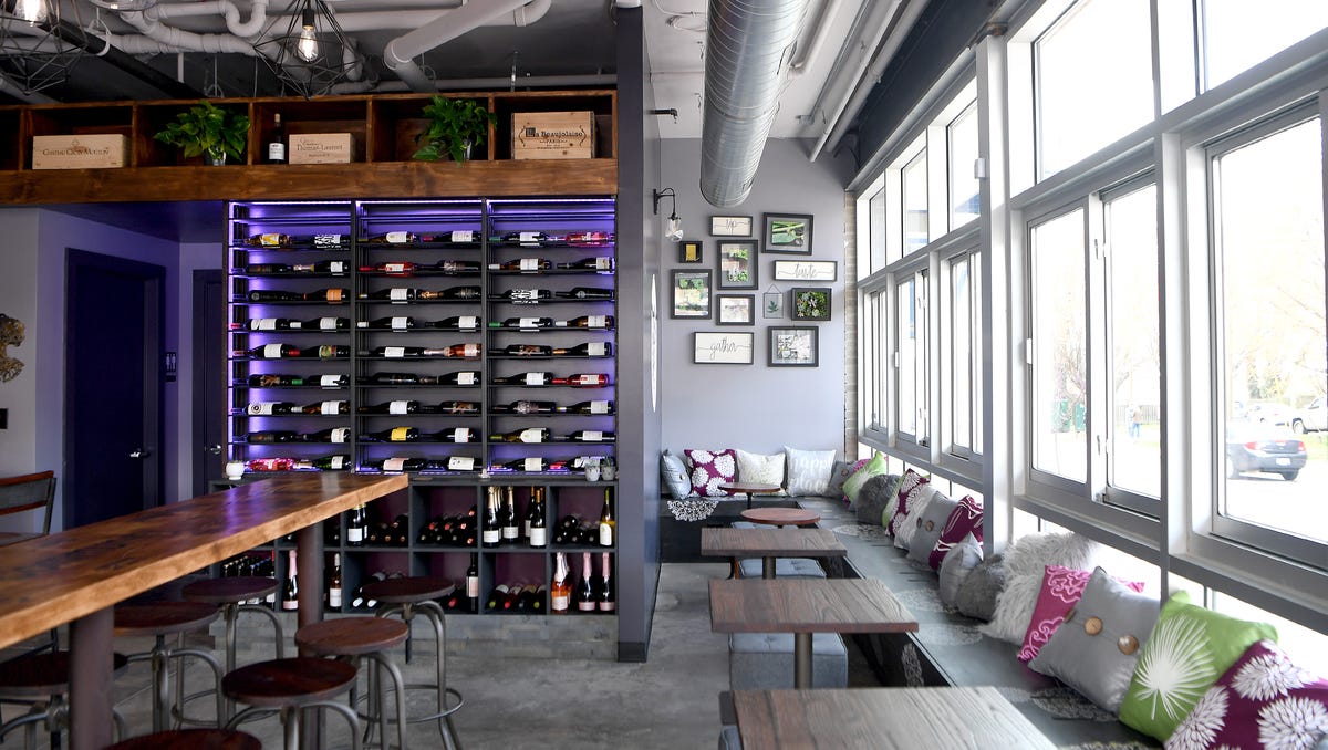 Inside Rustic Grape Wine Bar