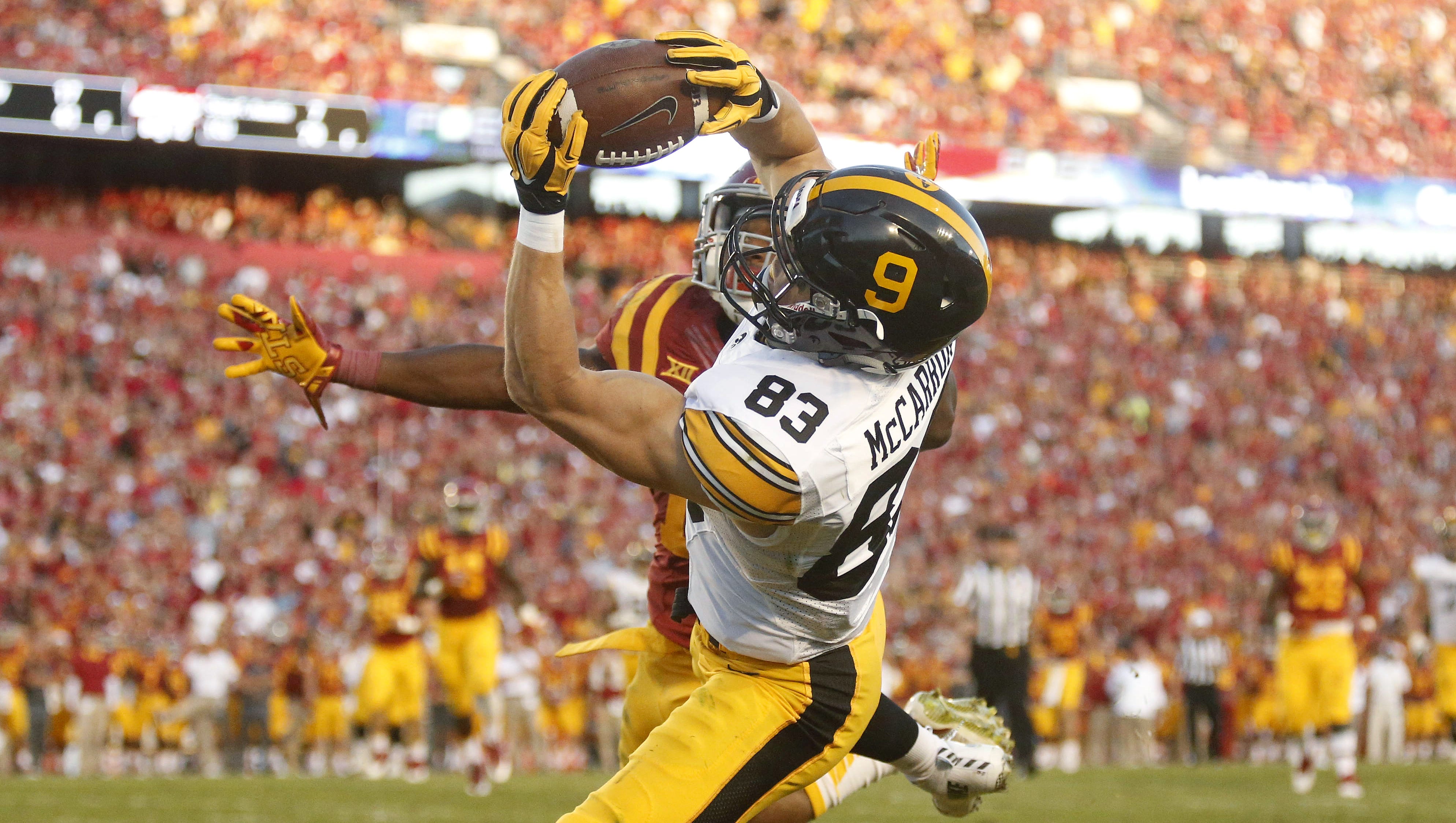 Cy-Hawk trophy swarm sends message about 2-0 Hawkeyes