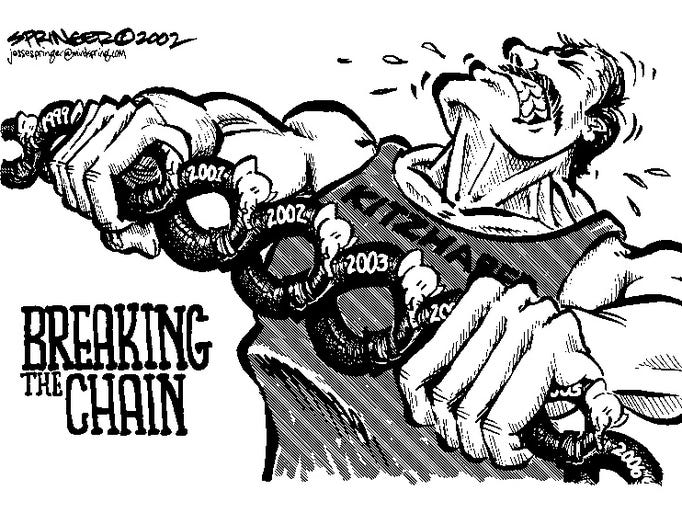 Editorial cartoons: John Kitzhaber