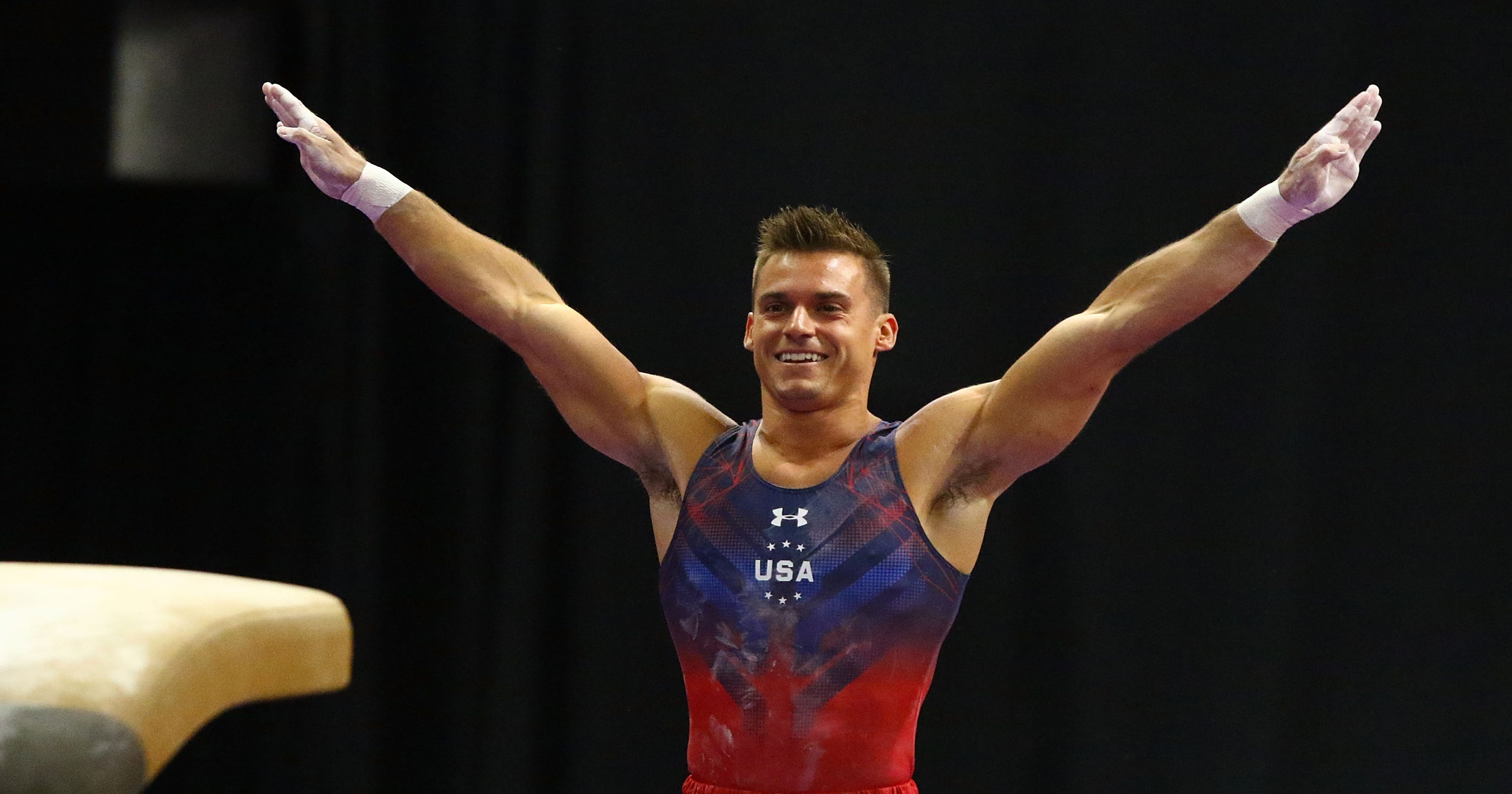 National champion Sam Mikulak on top at Olympic Trials