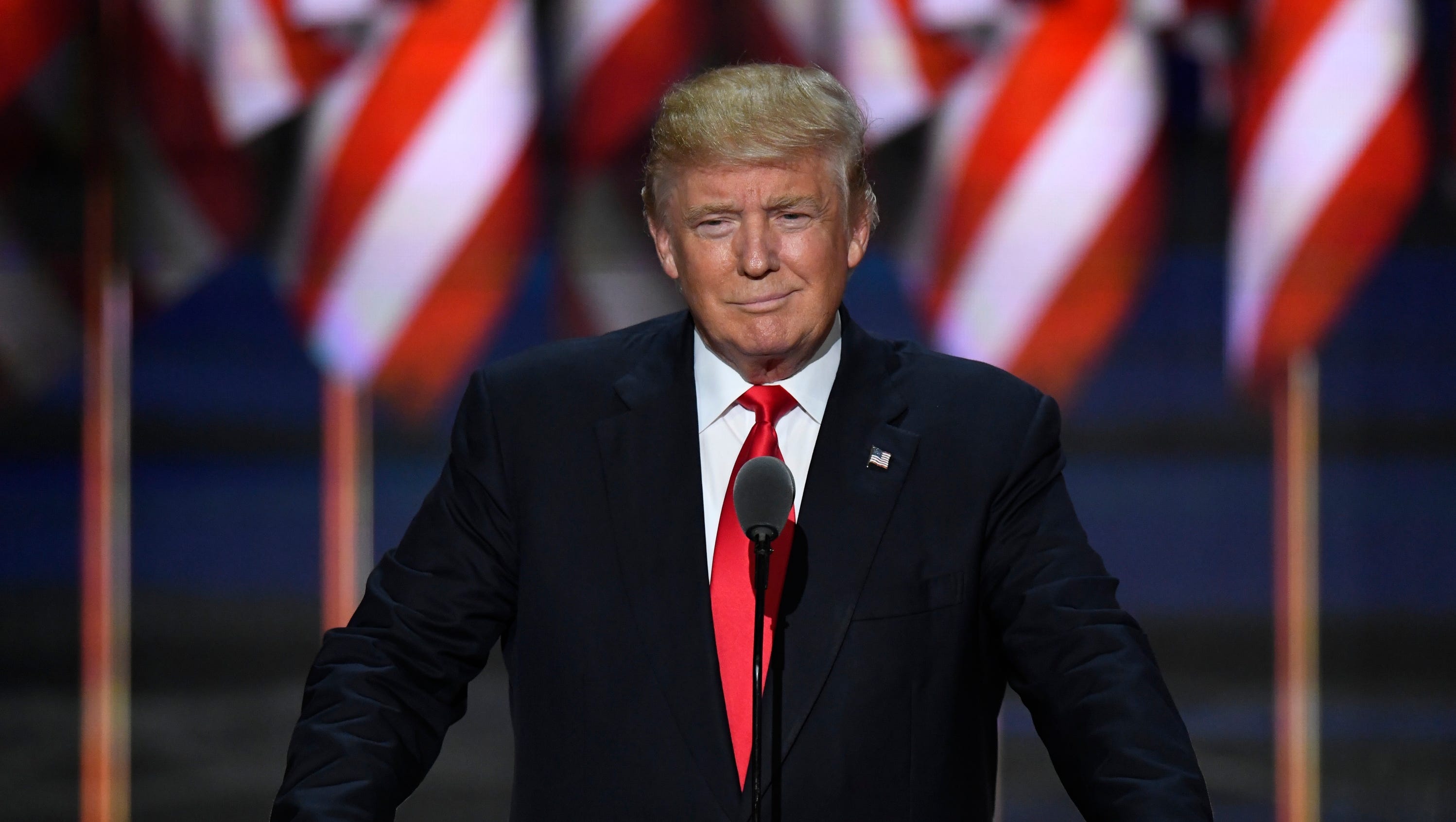 Donald Trump accepts GOP nomination, says 'I alone can fix' system Donald Trump accepts GOP nomination, says 'I alone can fix' system