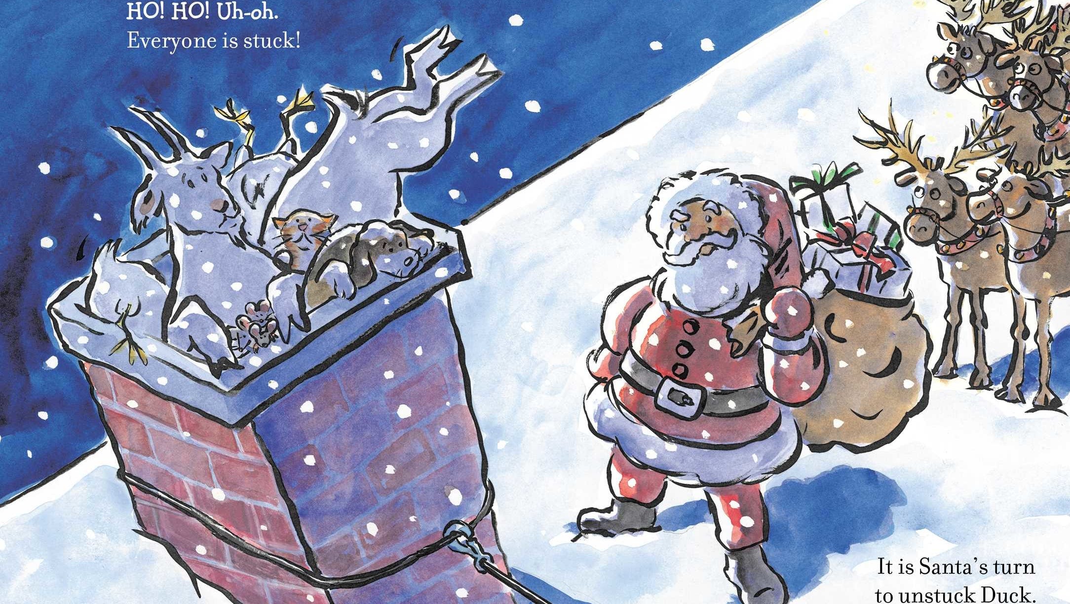 Holiday children's books: Santa's the star!