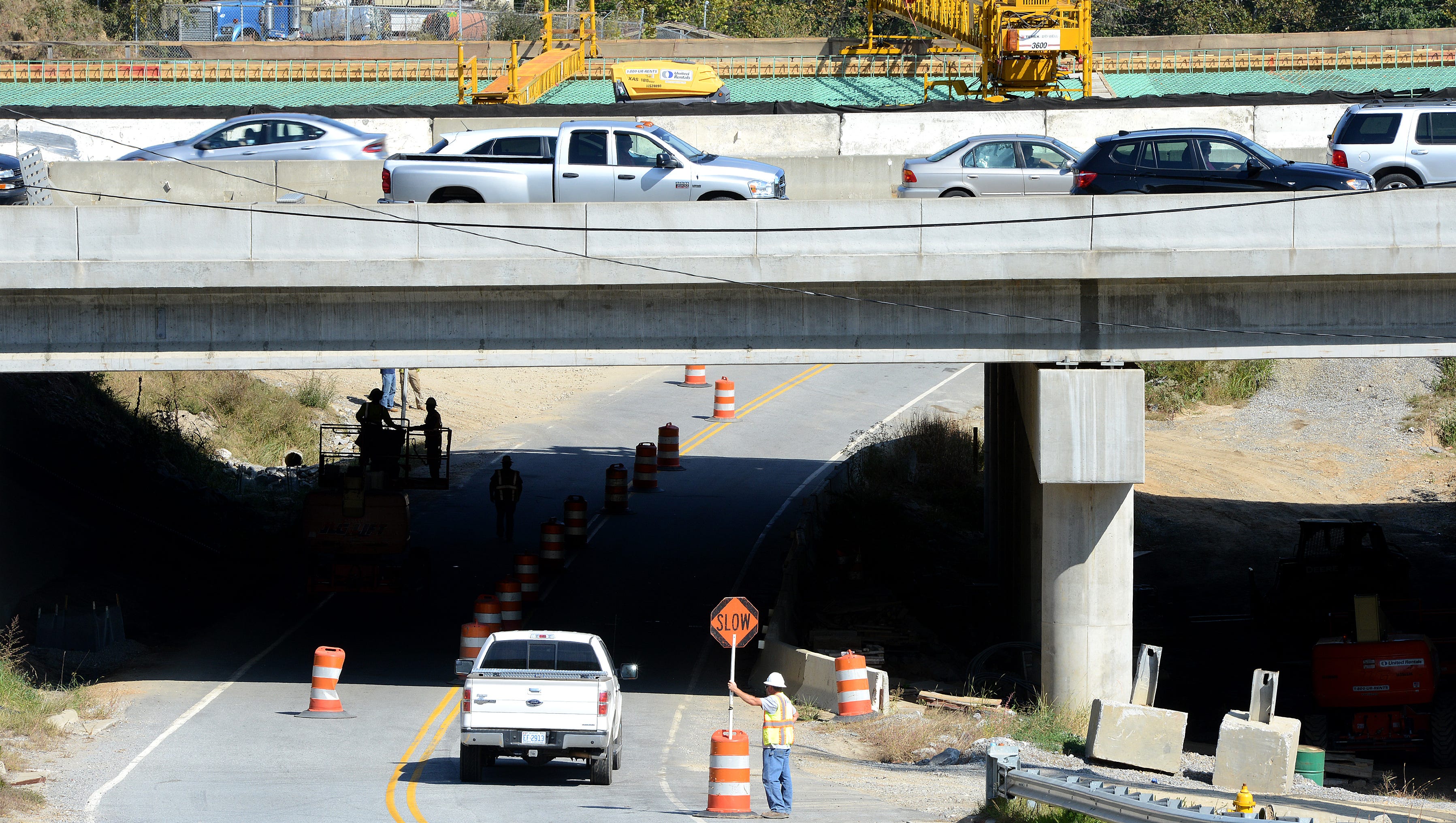 Long-delayed I-26 bridge project nears completion