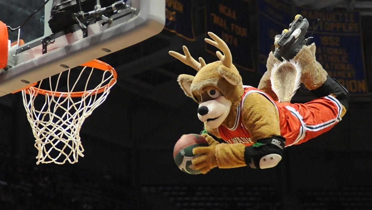 Is it sweaty? Can you see? A real mascot answers our burning questions