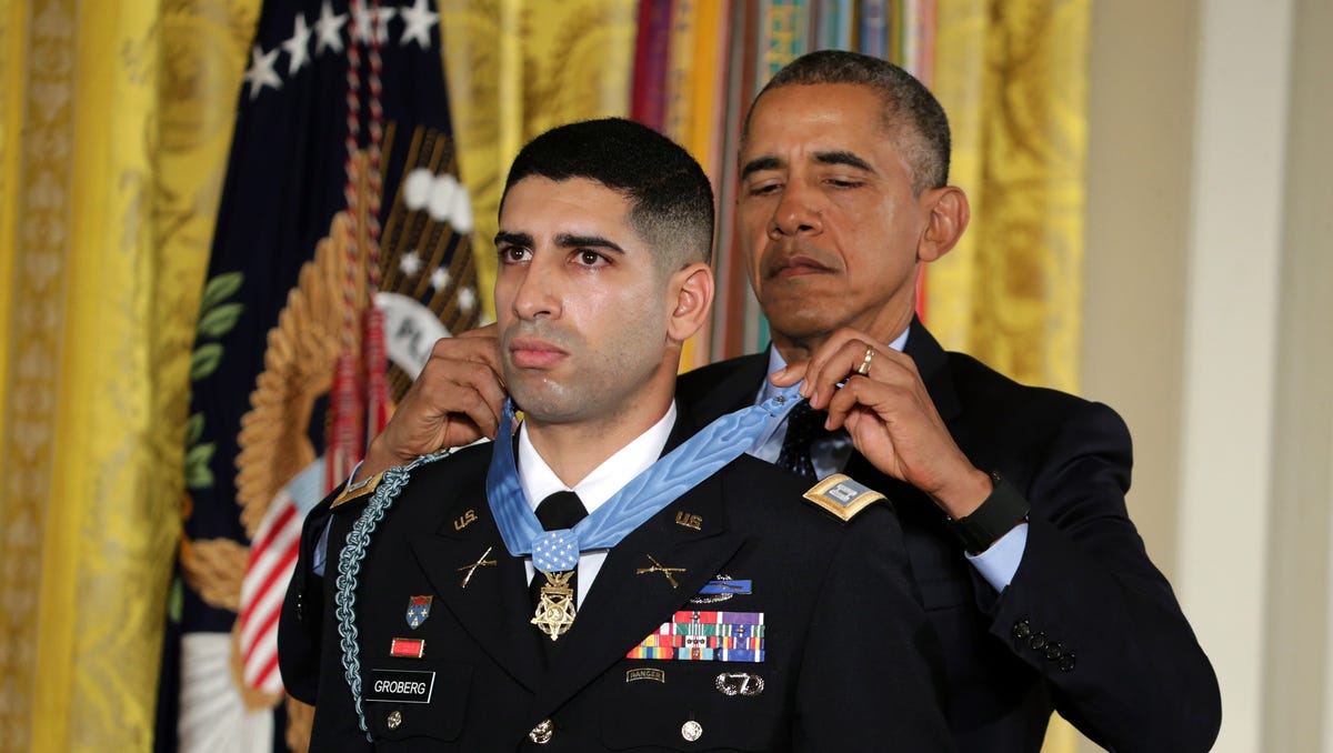 Florent Groberg receives the Medal of Honor