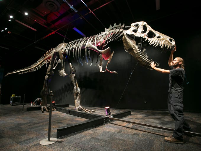 T-Rex, robotic dinos invade Arizona Science Center
