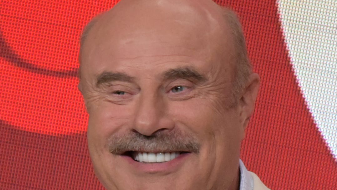 Thumb down: Austin Harrouff speaks ... to Dr. Phil